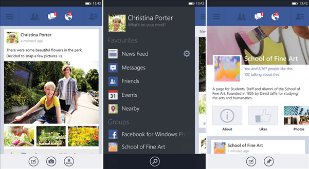 Facebook for Windows Phone 8 gets a UI overhaul, Timeline view and more