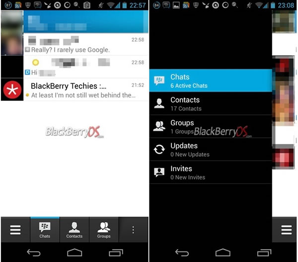 BBM Beta test for Android and iOS is underway, Screenshots leaked