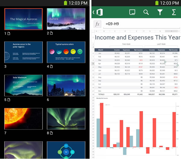 Microsoft Office for Android now available